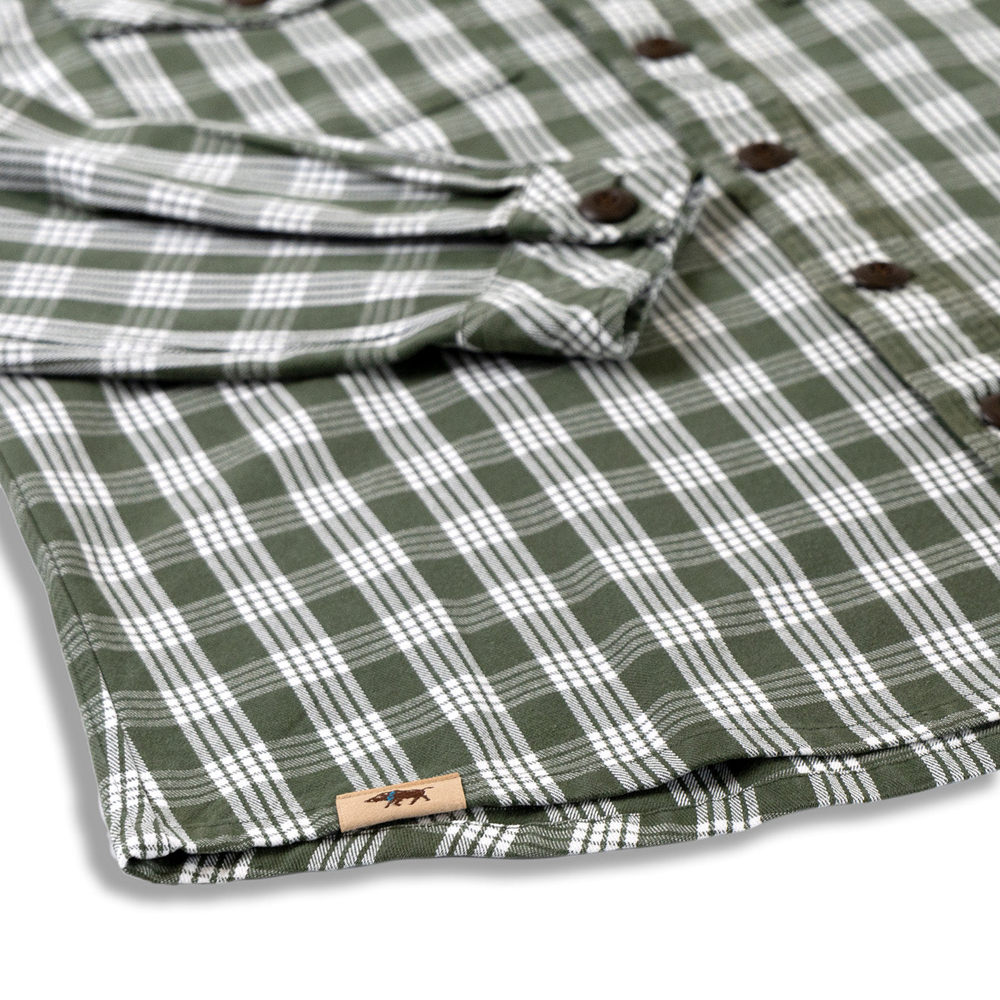 Waimea Overshirt Lanikai Green Palaka – Western Aloha