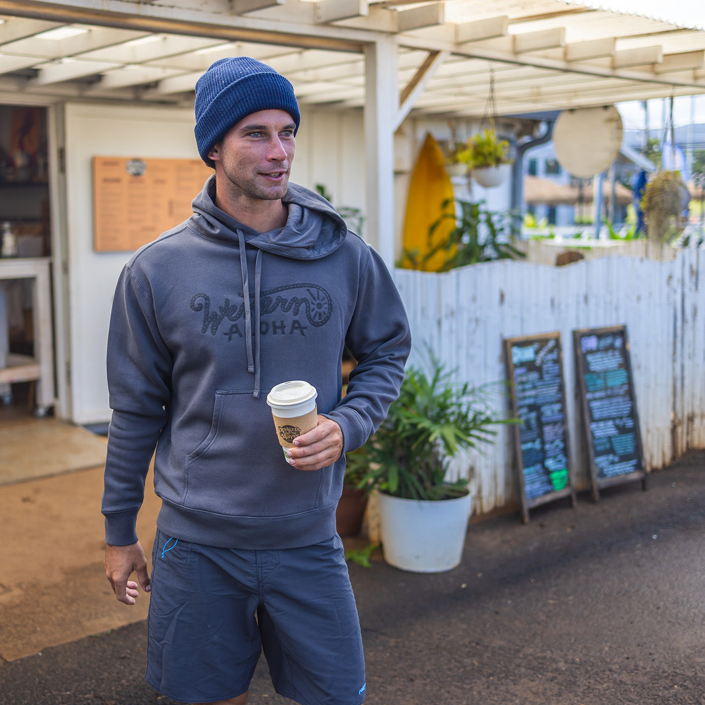 Embroidered Rope Logo Hoodie | Unisex Hoodie | Western Aloha